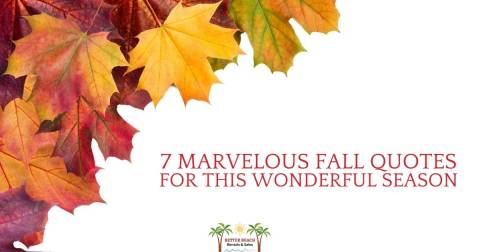 7 Marvelous Fall Quotes for a Wonderful Oak Island Season